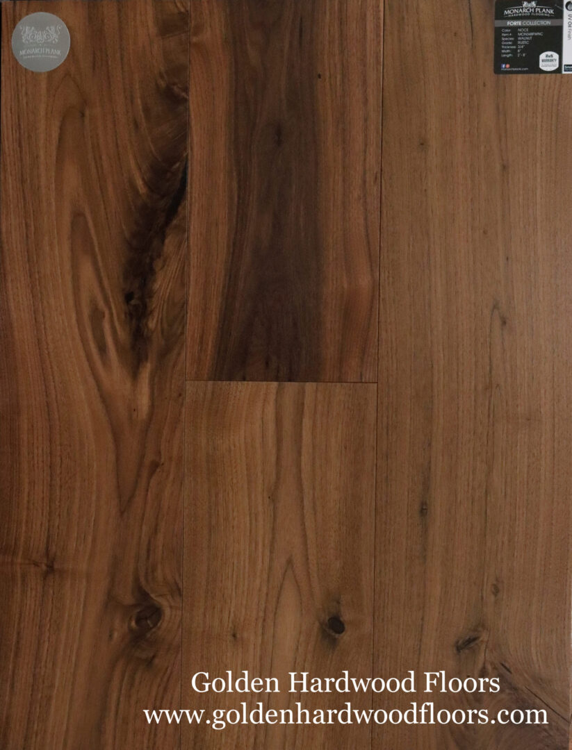 Prefinished Engineered Hardwood Flooring Forte Noce 3/4" x 8" - Solid ...