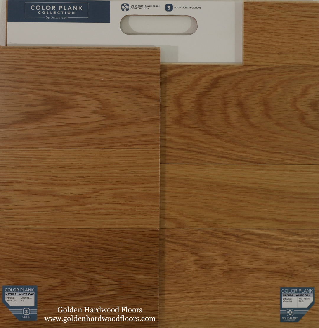 Prefinished Solid Hardwood Flooring Color Plank White Oak Natural 3/4 ...